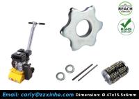 China Concrete Scarifier Scabbler Floor Planner Sase Sc10e Sc12e Six Star Tungsten Carbide Milling Cutters for sale