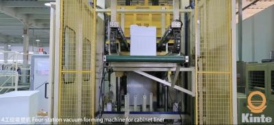 China Refrigerator Manufacturing Assembly Line—4-Station Vacuum Forming Equipment for sale