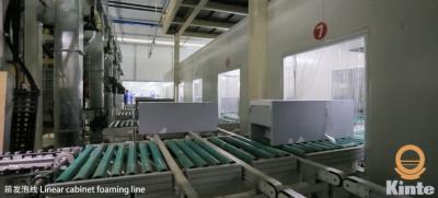 China Household Appliance Refrigerator Production equipment —Linear cabinet foaming line for sale