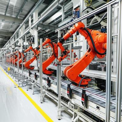 China Streamlined Production Automotive Assembly Line with Assembling Speed 0.5-6m/min and Compact Footprint for sale