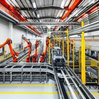 China Streamlined Automotive Assembly Line with Compact Footprint and 15-25M3 Processing Flows for sale