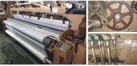 China Double Nozzle Water Jet Power Loom 3.8KW Crank Cam Dobby Shedding Shuttleless Textile Machine for sale