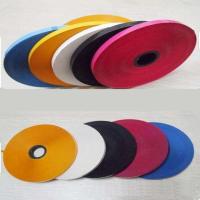 China Cable material Yellow cable ribbon Meter printer printing tape Plastic pipe printing tape PE pipe printing tape for sale