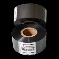 China Hot stamping foil type date coding ribbon paper abs printing black white hot stamping foil for sale
