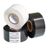 China Hot stamping foil type date coding ribbon paper abs printing black white hot stamping foil for sale