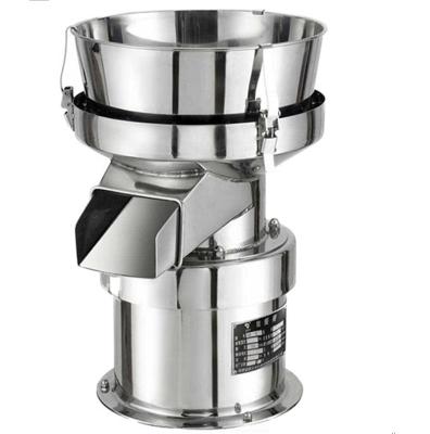 China High Frequency Round Single Deck Food Malt Flour Soybean Milk Separator Filter Vibrating Sieve Machine for sale