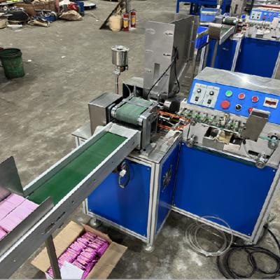 China Factory Automatic Crayon Labeling Machine Semi Labeling Machine Crayons Ball Pen Pencil Crayon Labelling Machine for sale