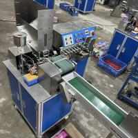 China Factory Automatic Crayon Labeling Machine Semi Labeling Machine Crayons Ball Pen Pencil Crayon Labelling Machine for sale