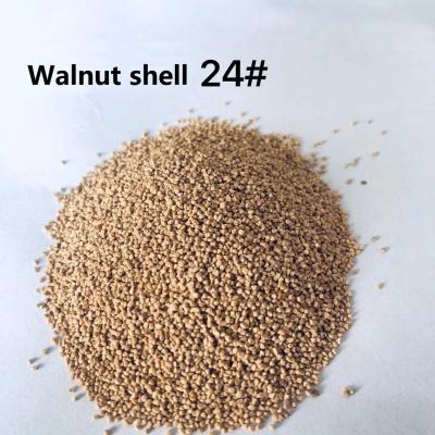 China Factory Hot Sale Filter Media Walnut Shell #16 Filtering Material Bulk Walnut Shell for Oil Industry Water Treatment for sale