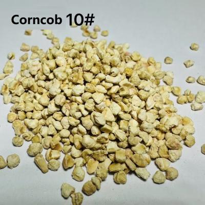 China 20#/ 40# / 60# Factory price Crushed feed grade natural corn cob grits corncob for Abrasive and polishing for sale