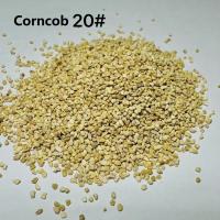 China 20#/ 40# / 60# Factory price Dry cleaning industry Corncob granule for polishing abrasive media  and sandblasting for sale