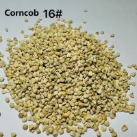 China 20#/ 40# / 60# Factory price Dry cleaning industry Corncob granule for polishing abrasive media  and sandblasting for sale
