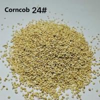 China 20#/ 40# / 60# Factory price Dry cleaning industry Corncob granule for polishing abrasive media  and sandblasting for sale