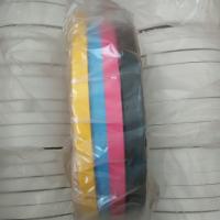 China Black and white color 8mm 10mm coding foil / hot stamping foil for pipe for sale