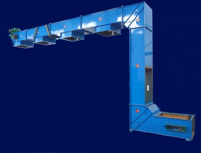 China Hot Best Price Food Rice Mill Small Particle Powder 10 m Chain Type Bucket Elevator for sale