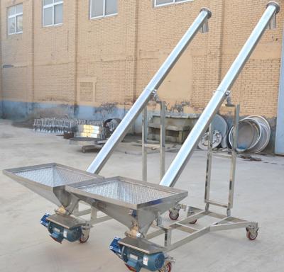 China Stainless steel automatic screw conveyor packing machine grain auger feeder for sale