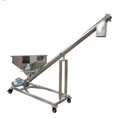 China Tilting tube screw conveyor for sugar Hopper feeder machine for sale