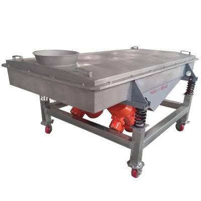 China Good Quality  1-5  layers Linear China grain separator machine linear vibrating screen for sieving various grains for sale