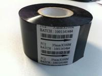 China 30MM*100m black hot coding ribbon foil digital hot foil ribbon date coding foil for sale
