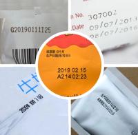 China Date code ribbon black color hot stamping foil for expiry date batch No printing machine for sale