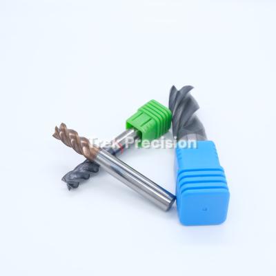 China HRC65 Solid Carbide End Mill 4 Flutes Machining CNC Ball Nose End Mill for sale