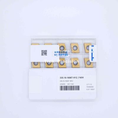 China Iscar 335.18-1606T-M12 F40M Face Milling Insert For Steel & Stainless Steel for sale