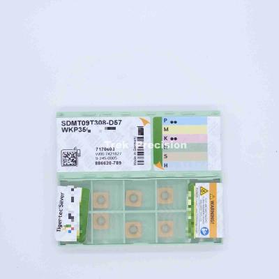China SDMT09T308-D57 WKP35G Indexable Milling Inserts Face Milling Inserts For Heavy Cutting for sale