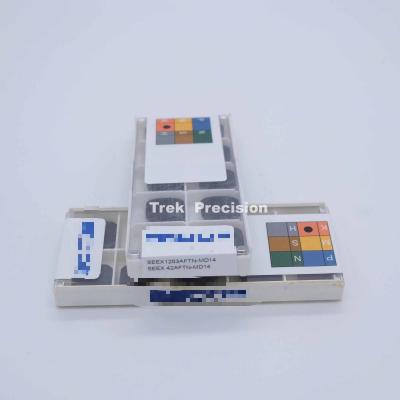 China SEEX1203AFTN MD14 Indexable Milling Inserts Carbide Inserts For Steel for sale