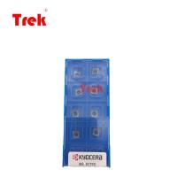 China KYOCERA CCMT060204HQ TN60 80° Rhombic Cermet Insert with TN60 Uncoated Grade and 6.35mm IC for Precision CNC Turning for sale