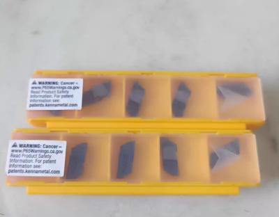 China Kennametal NGD2M250RK Carbide Grooving Insert with 2.5 mm Cutting Width Right-Hand Orientation and PVD Coated Grades for CNC Lathes for sale
