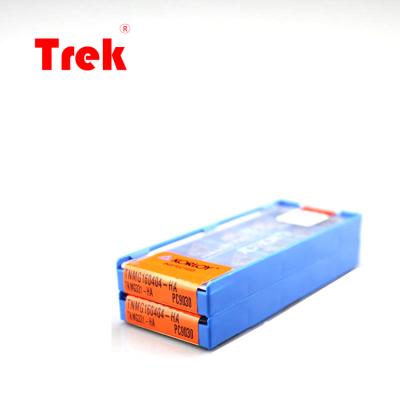 China KORLOY TNMG160404HA PC9030 PVD TiAlN Coated 60° Triangular Turning Insert for Stainless Steel Finishing CNC Cutting Tool for sale