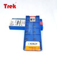 China KORLOY DCMT070204HMP PC9030 PVD Coated Carbide Insert for Stainless Steel Finishing with HMP Chipbreaker for sale