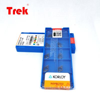 China KORLOY DCMT070204HMP PC9030 PVD Coated Carbide Insert for Stainless Steel Finishing with HMP Chipbreaker for sale