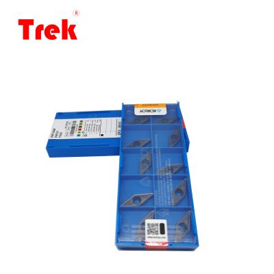 China KORLOY VNMG160408HM PC9030 PVD TiAlN Coated 35° Rhombic Carbide Insert with HM Chipbreaker for Stainless Steel Turning for sale