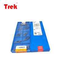 China KORLOY VNMG160408HM PC9030 PVD TiAlN Coated 35° Rhombic Carbide Insert with HM Chipbreaker for Stainless Steel Turning for sale