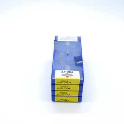 China APMT1135PDR YBG202 ZCCCT Nano PVD Coated Carbide Milling Insert with PDR Chipbreaker for Light to Medium Milling for sale