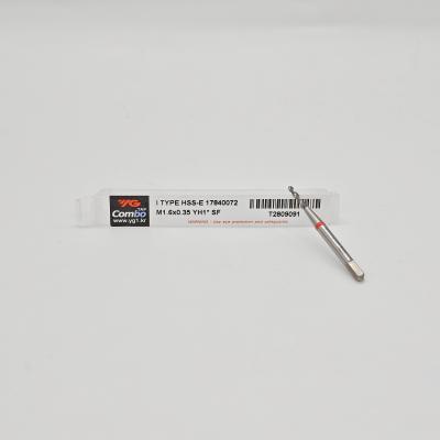 China YH1SF YG-1 M1.6×0.35 Cobalt HSS-E Tap for Electronics Threading Threading tools CNC cutting tools for sale