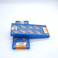 China KORLOY KNUX160405R11 NC3020 55° Parallelogram CVD Coated Right-hand Cutting Carbide Turning Insert for CNC Machining for sale
