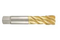 China GUHRING 4289 HSS-E Cobalt Tap with 40° Helix and TiN Coating for Blind Hole Threading for sale