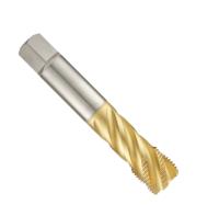 China GUHRING 4289 HSS-E Cobalt Tap with 40° Helix and TiN Coating for Blind Hole Threading for sale