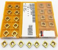 China Mitsubishi CCMT09T304 US735 Carbide Turning Insert for Stainless Steel Machining with High Heat Resistance and Positive Rake Angle for sale