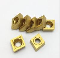 China Mitsubishi CCMT09T304 US735 Carbide Turning Insert for Stainless Steel Machining with High Heat Resistance and Positive Rake Angle for sale