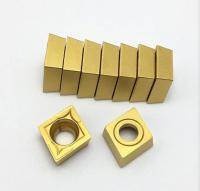 China Mitsubishi CCMT09T304 US735 Carbide Turning Insert for Stainless Steel Machining with High Heat Resistance and Positive Rake Angle for sale