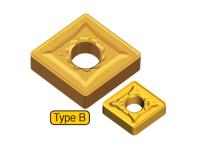China Original Korea TaeguTec SCMT120408PC TT9080 Golden PVD Coated Turning Insert for Medium Finishing with 0.8mm Nose Radius for sale