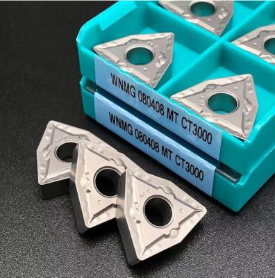 China Original Korea TaeguTec WNMG080404/08-MT CT3000 Cermet Insert for High-Speed Machining with Multi-Line Chipbreaker and Corrosion Resistance for sale