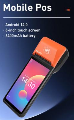 China Android 14 Handheld POS Terminal 5.99 Inch Bluetooth POS Machine 3GB Ram 32GB Rom for sale