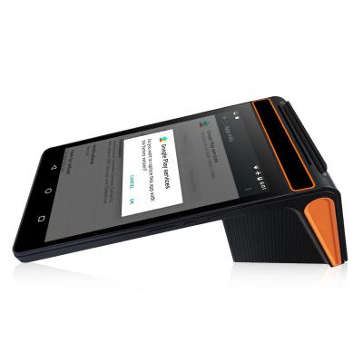 China WiFi / Bluetooth 4G POS Terminal Portable Payment POS Terminal Featuring Lithium Battery for sale