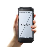 China 6GB Ram Industrial Pda Android Customized Handheld Rugged Computer 5.5 Inch for sale