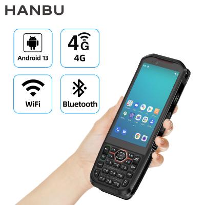 China Cold Storage Data Collector Handheld Barcode Scanner 5-10M Bluetooth 12H Battery for sale