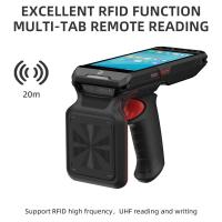China UHF RFID Handheld PDA Scanner 20m Reading Distance Android 13 6GB RAM 64GB ROM for sale